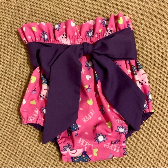 Accessories | Peppa Pig Diaper Cover And Pacifier Clip | Poshmark